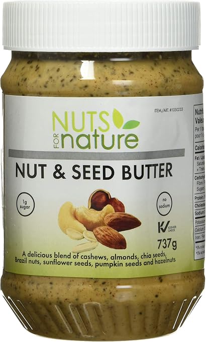 Nuts for nature Nut & Seed Butter (737 Gram), 737 Grams: Amazon.ca: Grocery