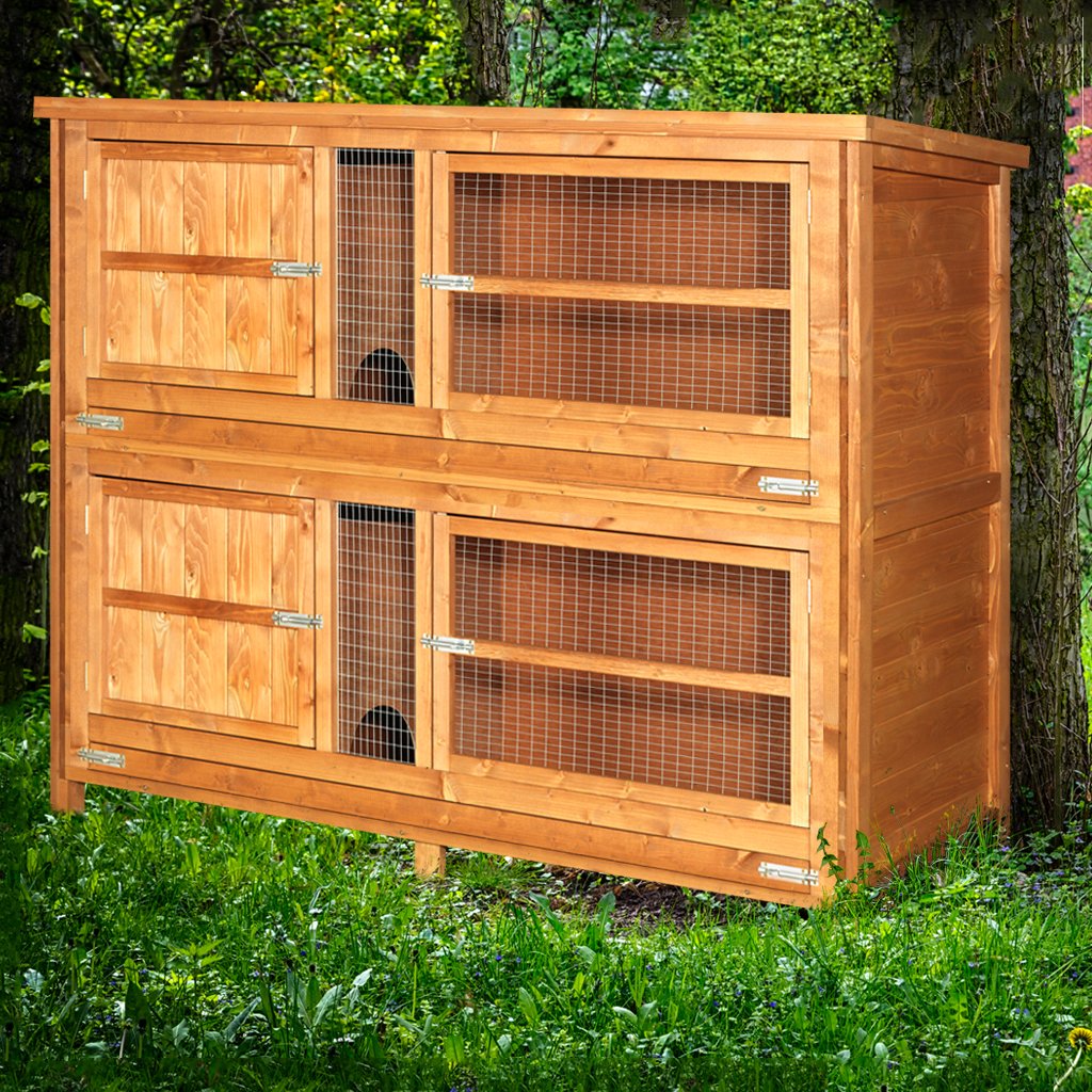 Houses & Habitats 4ft Chartwell 2 Tier Rabbit Hutch for keeping pets ...