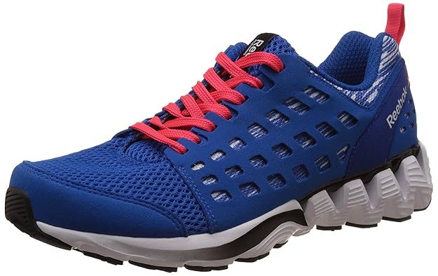 Buy Reebok Men's Zigtech Doom 2.0 Blue, White, Blue, Red and Black ...