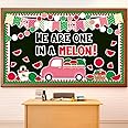 Amazon.com : Justforjoyful Summer Watermelon Bulletin Board Set ...