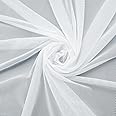 Amazon.com: Mesh Fabric 4-Way Stretch Power Mesh 2 Yards Long 60" Wide Lightweight Sheer (White)