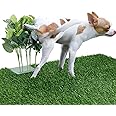 Amazon.com : Artificial Mosaic Plants Pee Post for Dogs Potty Training ...