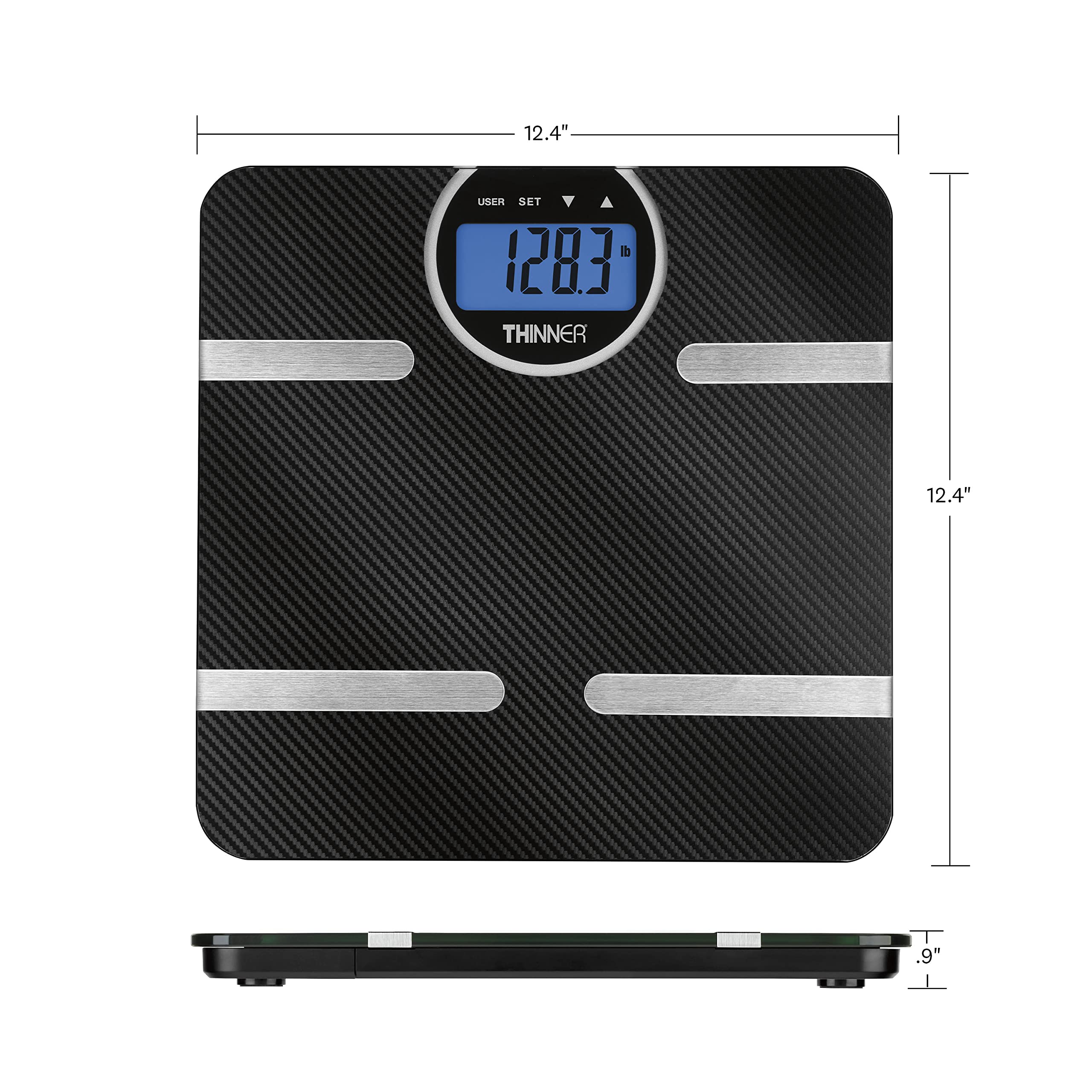 Mua Thinner by Conair Scale for Body Weight, Digital Bathroom Scale ...