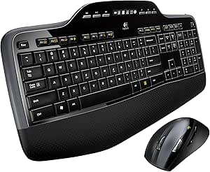 Amazon.com: Logitech Wireless Desktop MK700 Keyboard and Laser Mouse ...