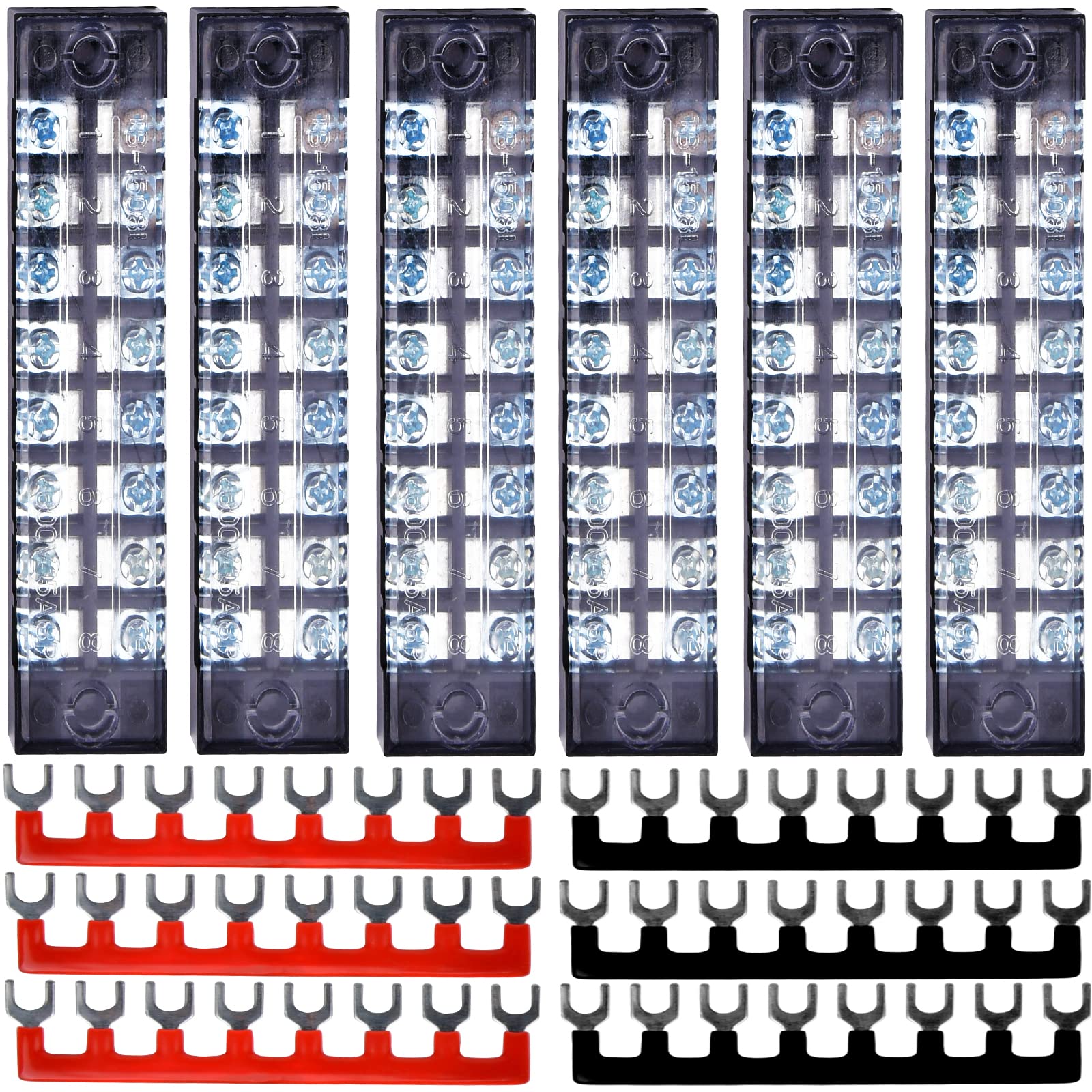 Mua Terminal Block 8 Position, 12PCS/ 6 Set Terminal Block Strip ...
