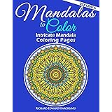 Amazon.com: Mandalas to Color - Intricate Mandala Coloring Pages ...