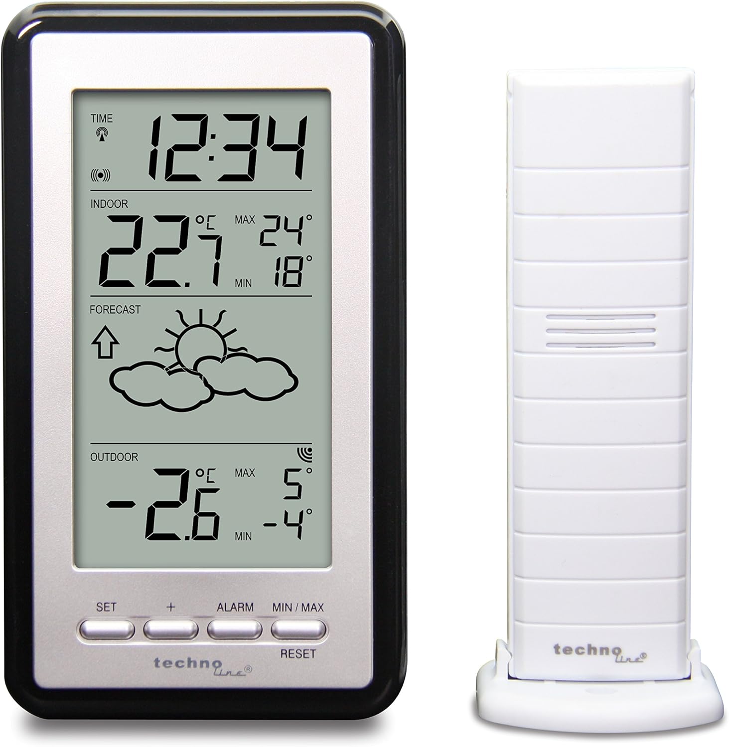 Technoline WS-9130- Digital Weather Station with Radio Controlled Clock ...