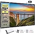 Amazon.com: Portable Projector Screen 100 inch, 16:9 Foldable Anti ...