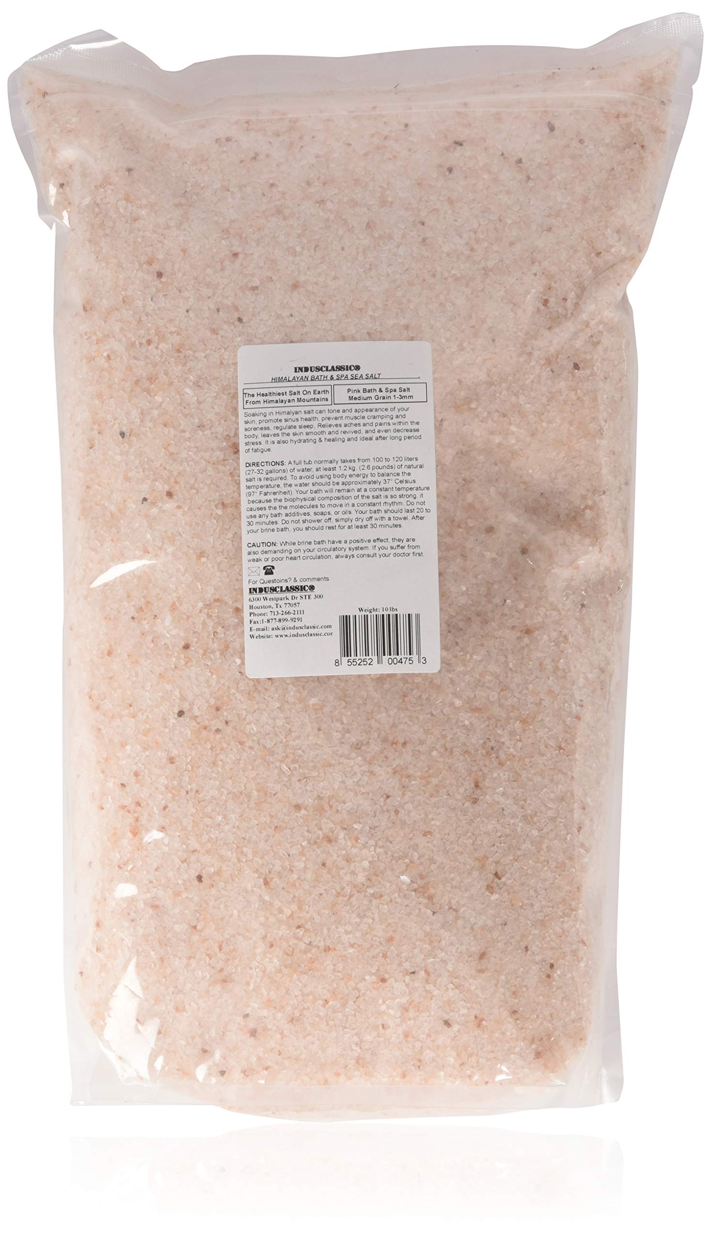Amazon.com : Indusclassic Pure Original Himalayan Pink Crystal Bath ...