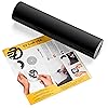 Matte Black Vinyl Roll 12'x40FT Adhesive Permanent Vinyl Sheets Works ...