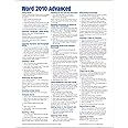 Microsoft Word 2010 Advanced Quick Reference Guide (Cheat Sheet of ...