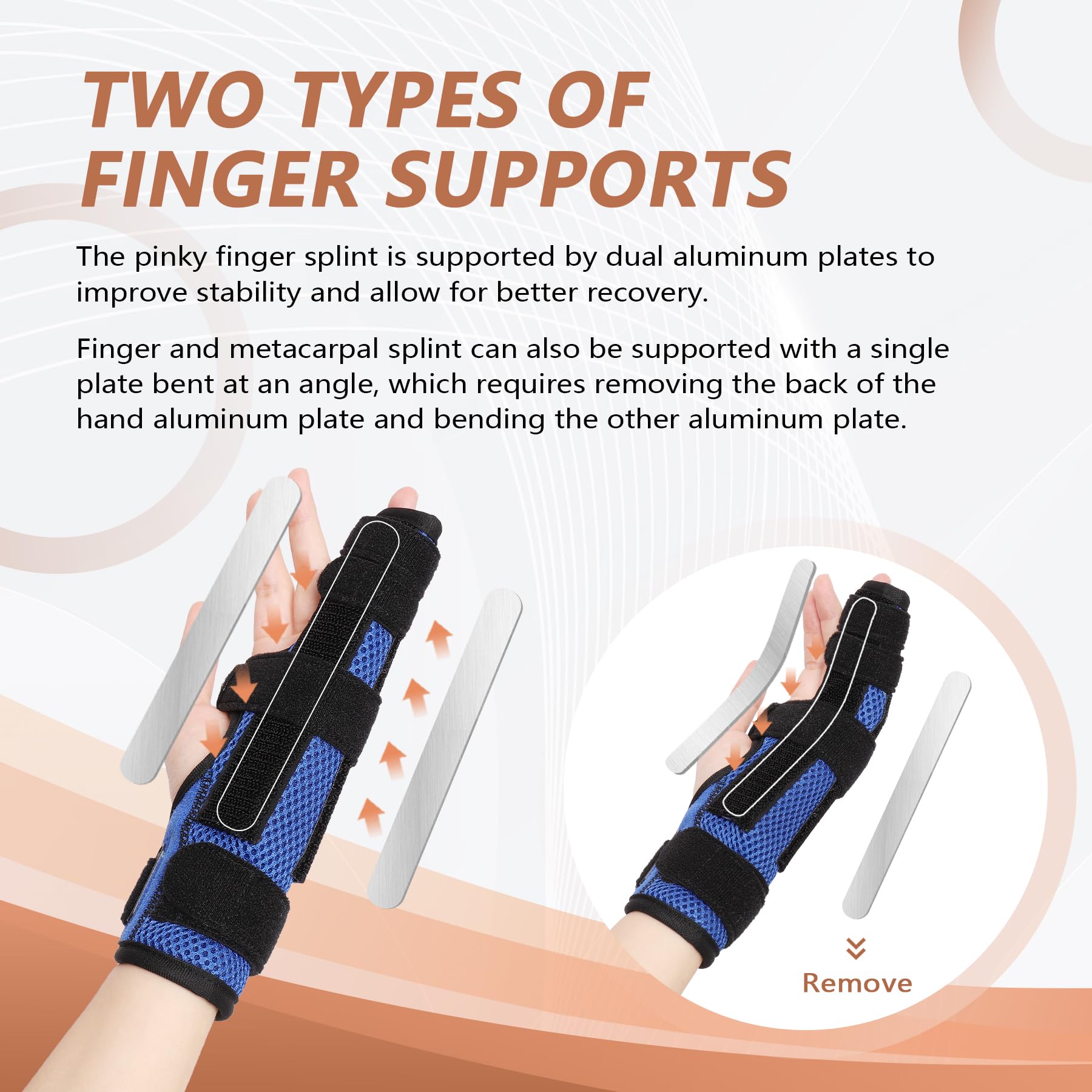 Mua Scurnhau Pinky Finger Splint, Metacarpal Splint for Boxer's ...