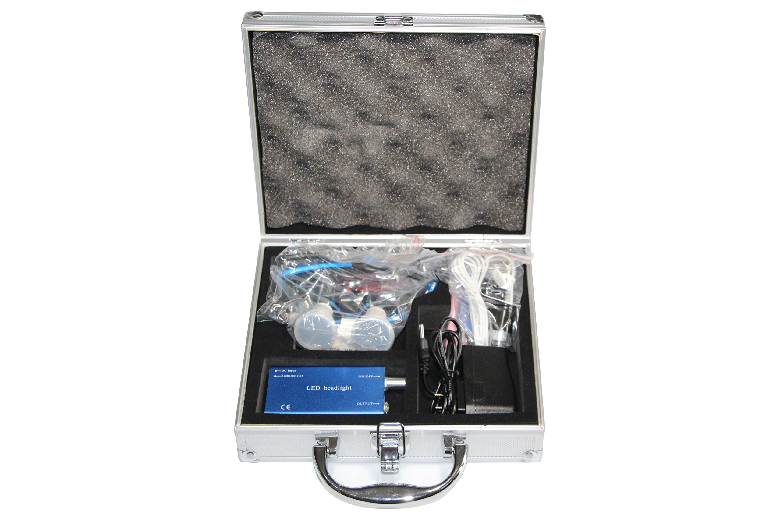 Mua Dental Power Dental Binocular Loupes 3.5X 420mm + LED Head Light ...