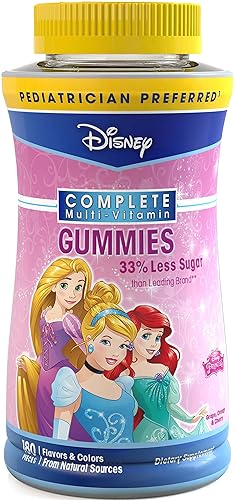 Disney Princess Complete Multi-Vitamin Gummies, 180 Count in Kuwait ...