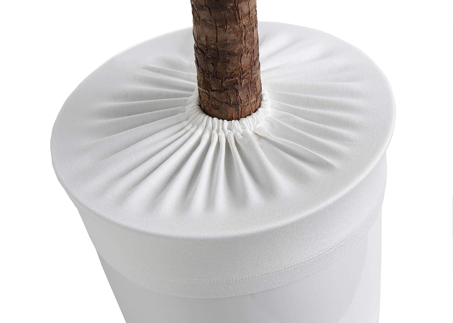 Plant pot soil guard (diameter: 26-28 cm, natural white): Amazon.co.uk ...