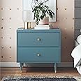 Amazon.com: CosmoLiving by Cosmopolitan Elizabeth Nightstand, Smoke ...