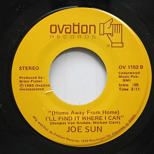 Joe Sun - Joe Sun 45 RPM (Home Away From Home) I'll Find It Where I Can ...
