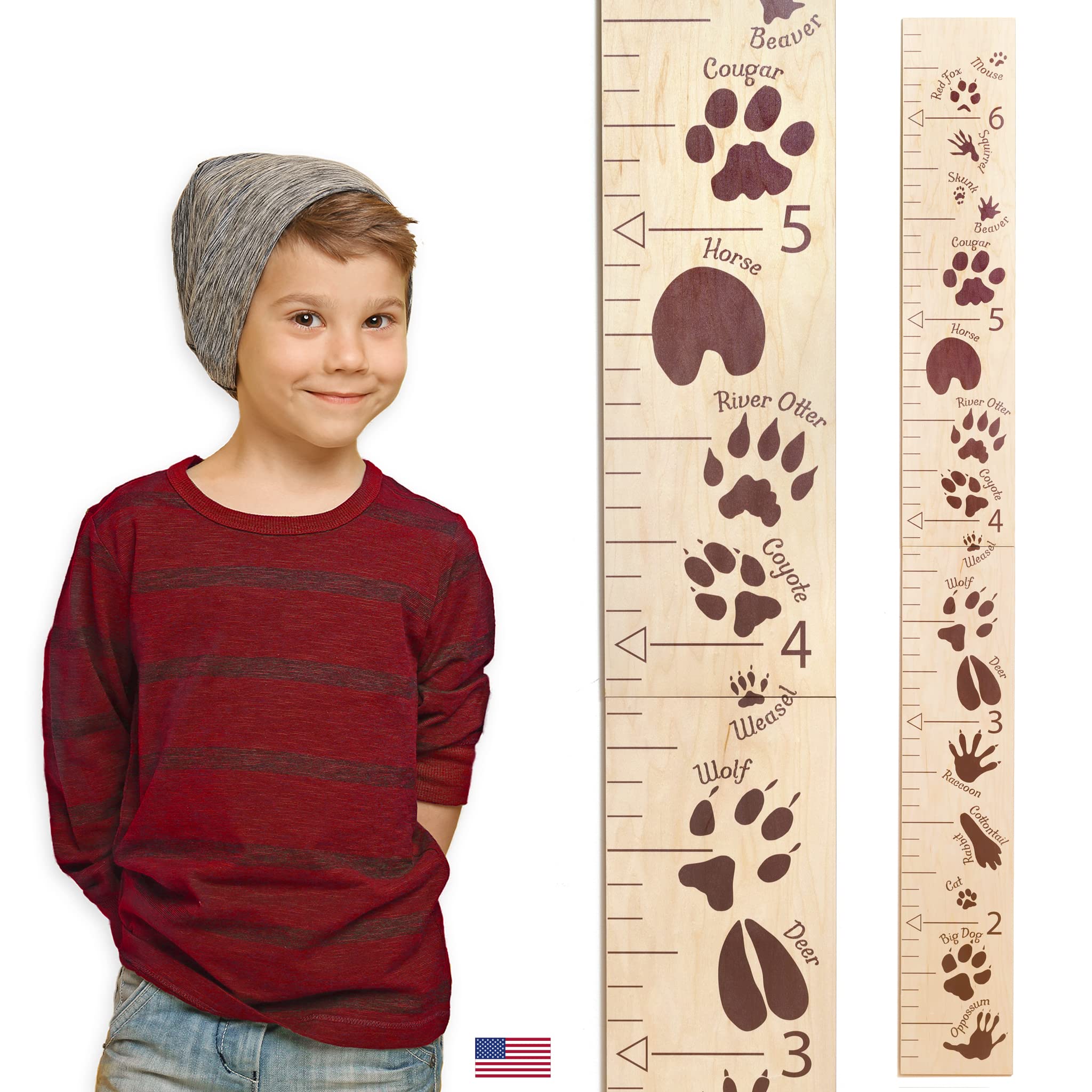 Mua Headwaters Studio Safari Height Growth Chart - Nursery Animal ...