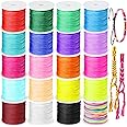 Amazon.com: Nylon String for Bracelets, DLOnline 20 Rolls 980 Yards ...