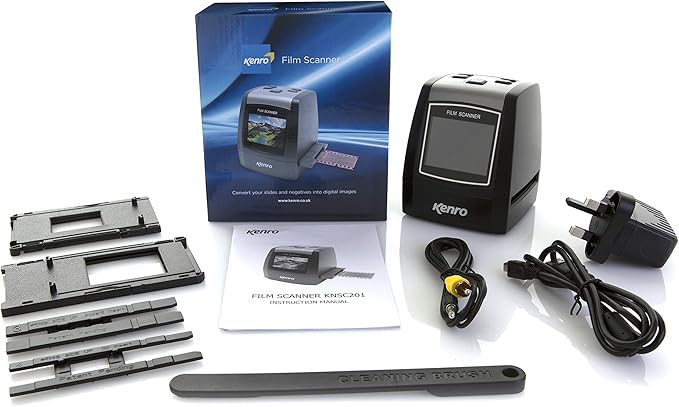 Kenro High Resolution Film Negative and Slide Scanner Handheld Super 8 ...