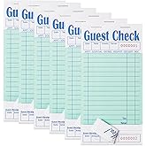 Amazon.com: 3.5 x 6 Blank White Guest Check Pads (10 Pack) - 1 Part ...