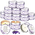 Amazon.com: 12 Pieces Baby Shower Favors for Guests Lavender Scented Candles Gifts for Women ...