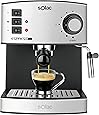 Solac CE4480 Espresso – Kaffeemaschine (Kapazität, 19 Bar, 1,25 Liter, Milchaufschäumer): Amazon ...