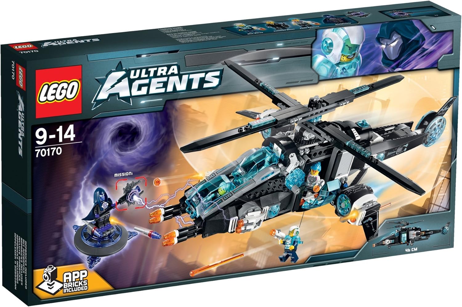 LEGO Agents 70170: UltraCopter vs. AntiMatter: Amazon.co.uk: Toys & Games