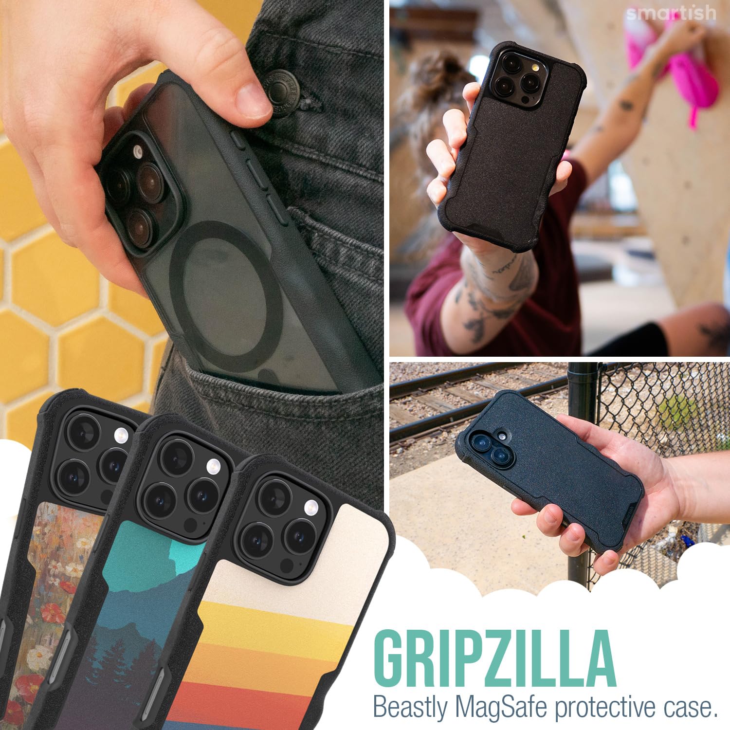 Mua Smartish® iPhone 16 Pro Max Protective Magnetic Case - Gripzilla ...