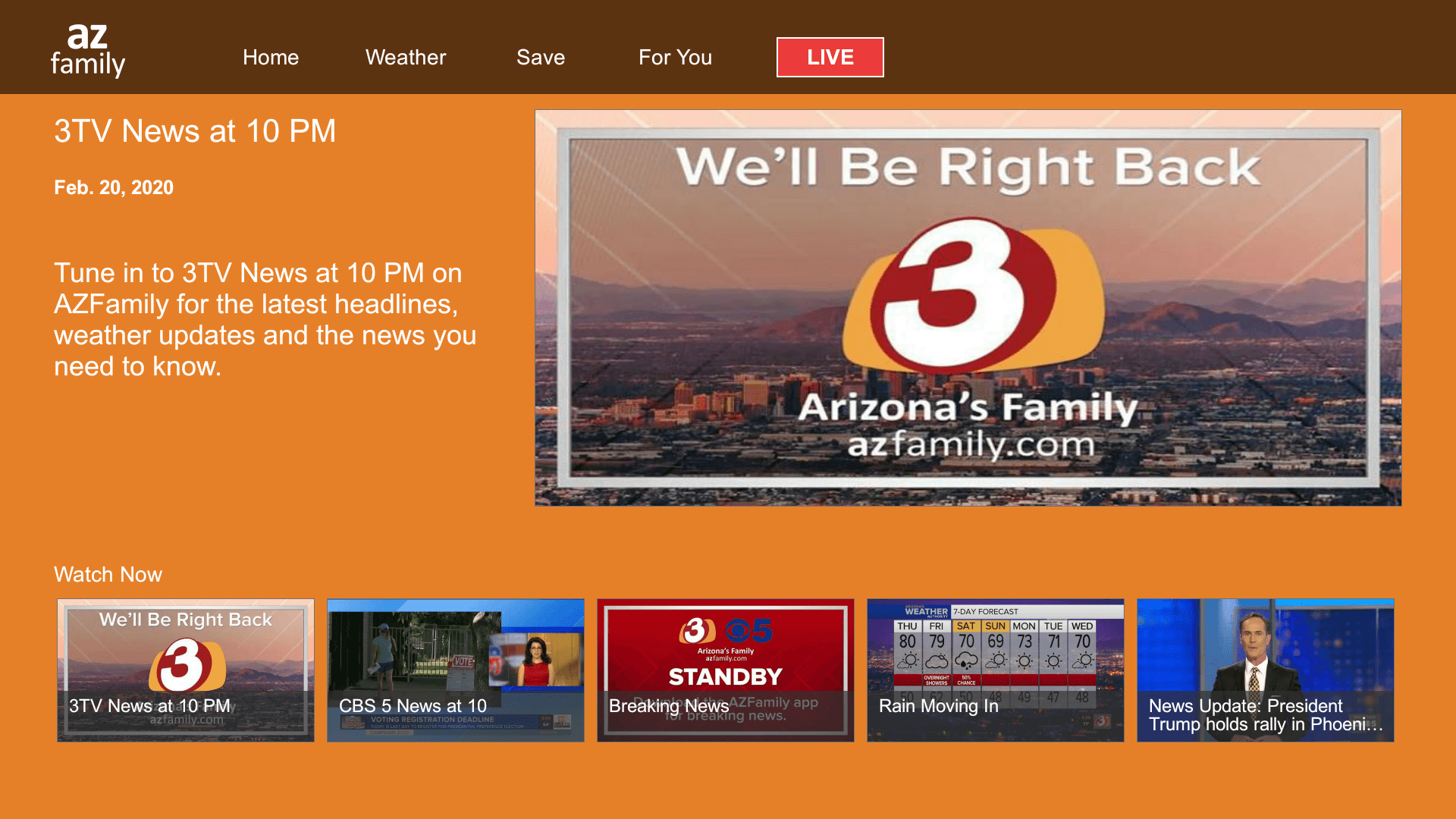 Amazon.com: AZFamily Streaming News: Appstore for Android