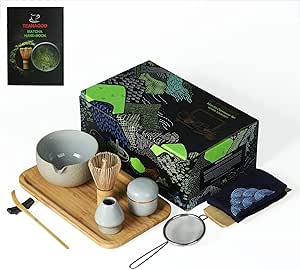 Amazon.com: TEANAGOO Matcha Ceremony Set with tray, Japanese Tea Set ...