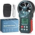 Amazon.com : Digital Handheld Anemometer for Wind Speed, Temperature ...