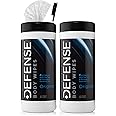Defense Soap Body Wipes 40 Count (Pack of 2) - 100% Natural and Pure ...