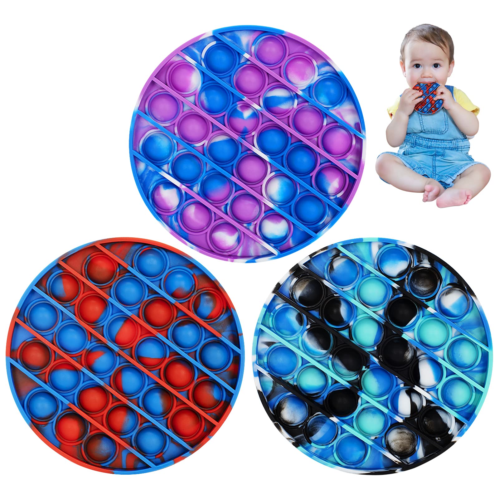 Mua Pop It Fidget Toys - Bubble Tie Dye Fidgets Toys for Anxiety ...