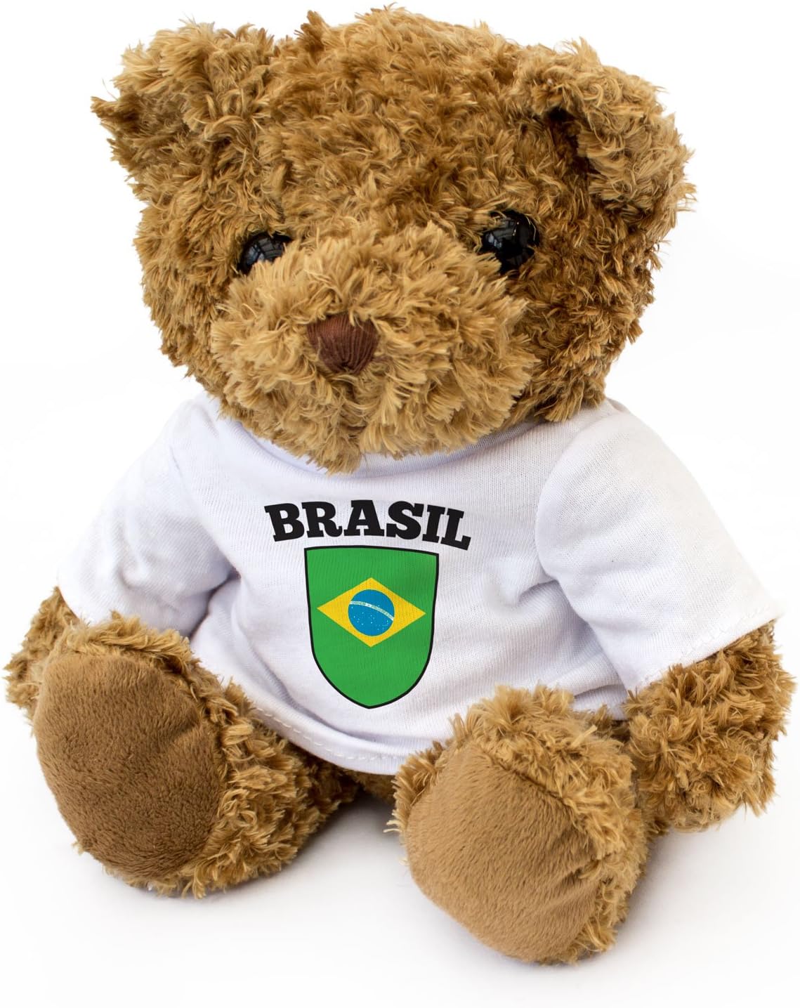NEW - Brasil / Brazil Flag Teddy Bear - Cute And Cuddly - Brazilian Fan ...