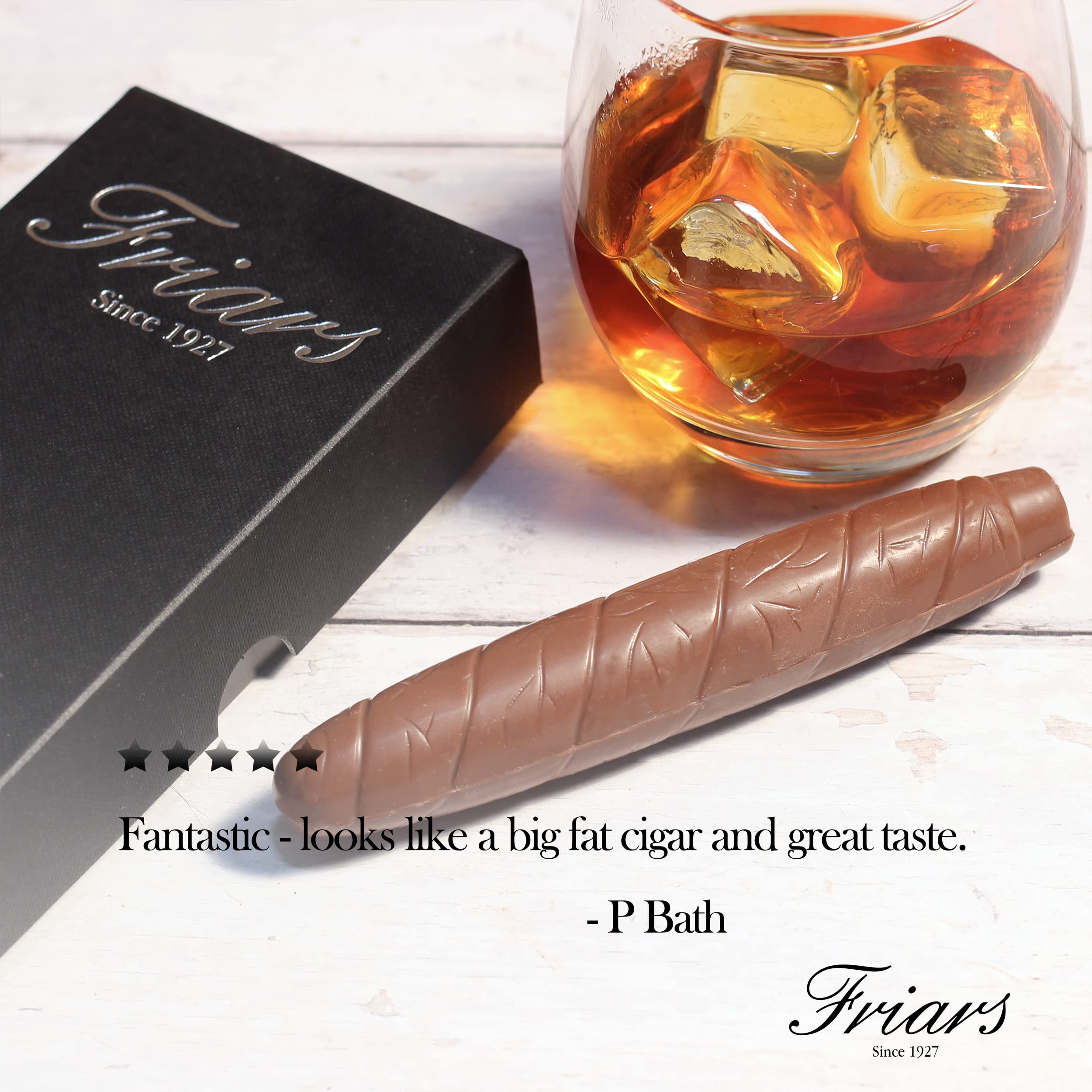 Mua Friars Chocolate Cigar Gift Box - 3 Cigars, 165G | Solid Belgian ...