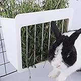 Amazon.com : kathson Rabbit Hay Feeder Rack Wooden Food Feeding Manger ...