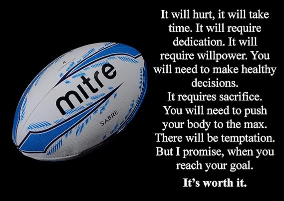 Rugby (1), Inspirational Motivational Quote Sign Poster Print Picture ...