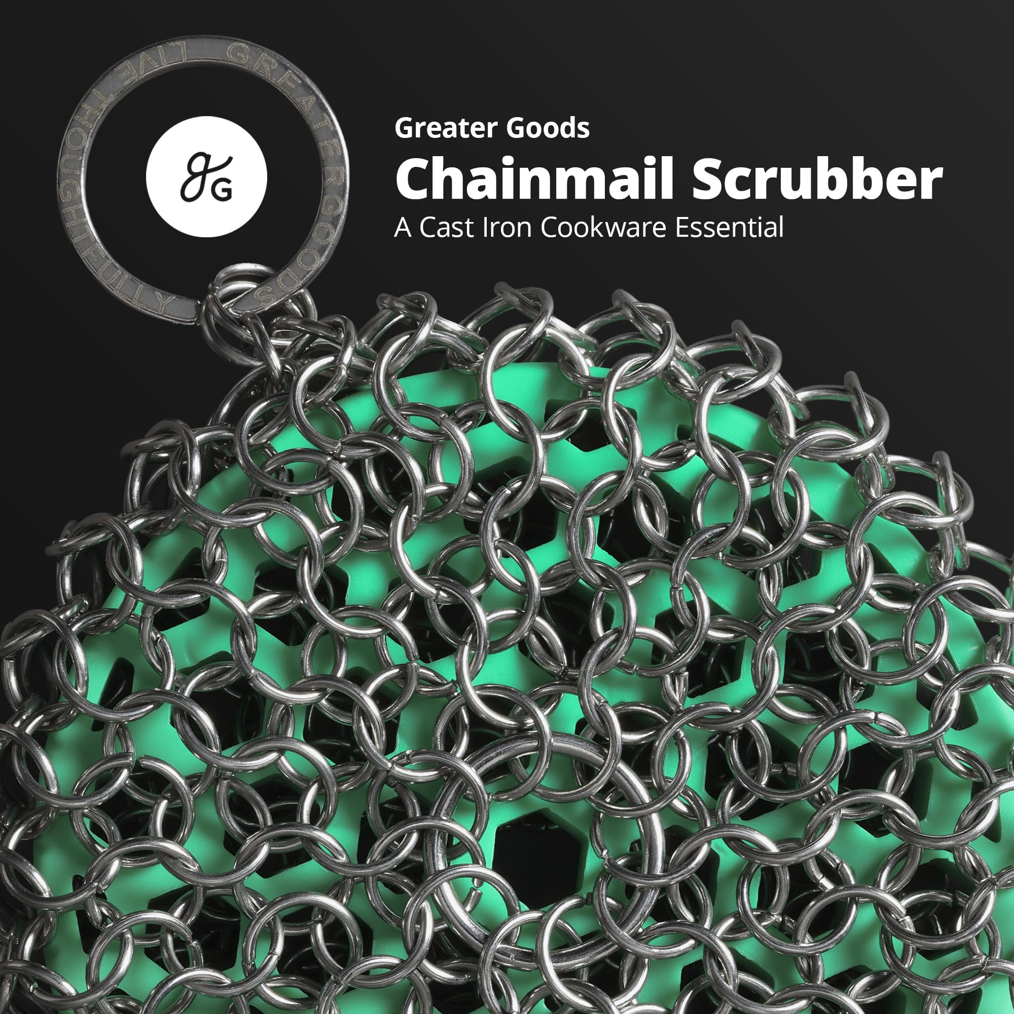 Mua Greater Goods Chainmail Scrubber, Silicone and Stainless Steel ...