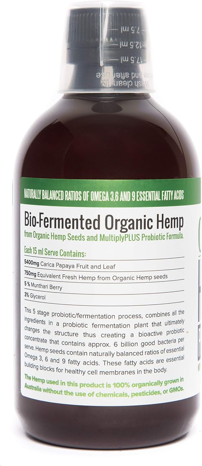 Organic Hemp Probiotic and Multiply Plus Probiotic Formula with ...