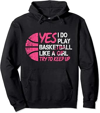Amazon.com: Girls Basketball Hoodie for BBall Players and Coaches: Clothing