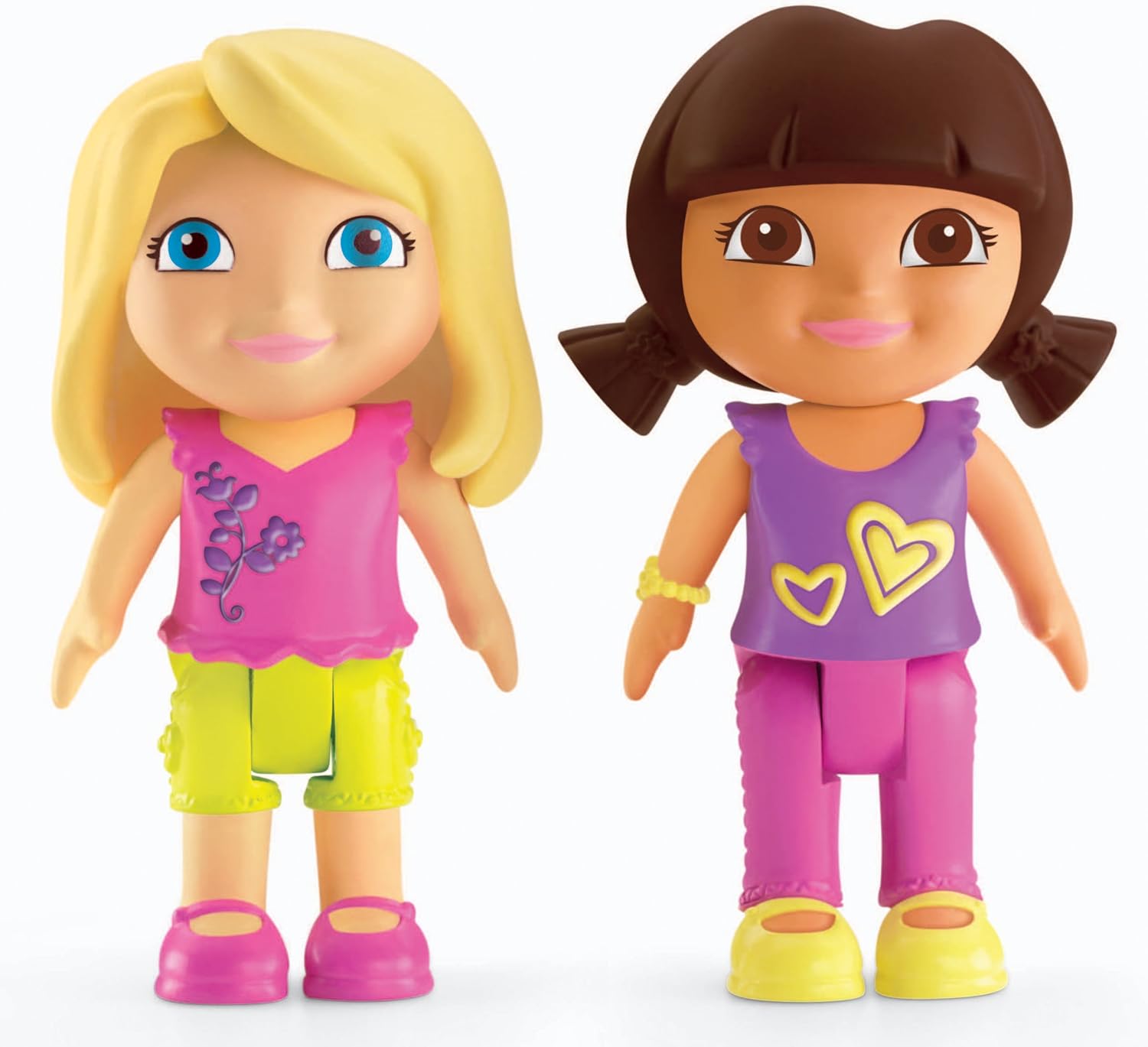 Fisher-Price x0484 Dora the Explorer Playtime zusammen – 7 cm Figur 2er ...
