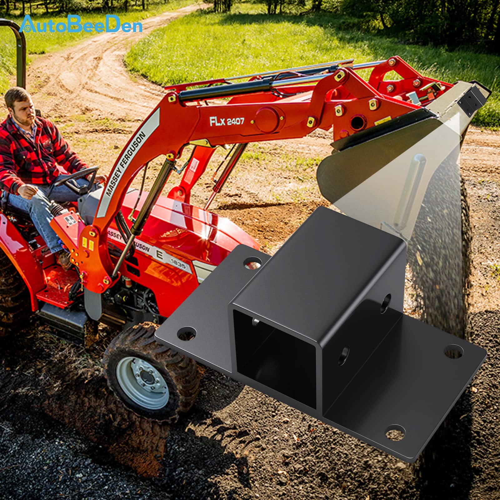 Mua Bolt on Tractor Bucket 2 inch Receiver, 2" Towing Hitch Receiver, 5 ...