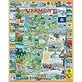 Amazon.com: White Mountain Puzzles Vermont - 1000 Piece Jigsaw Puzzle ...