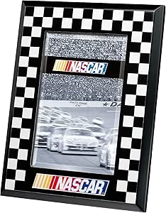Amazon.com - Godinger Nascar 4 by 6-Photo Frame, Black and White ...