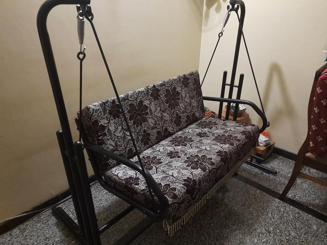 Two Seater Metal Jhula for Adults Swing for Home Balcony Indoor