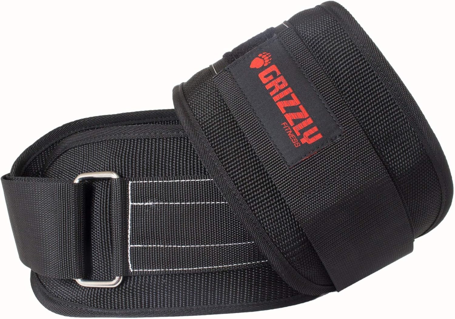 Grizzly Fitness 4-Inch Bearhugger Nylon Training Belt, Weight Lifting ...