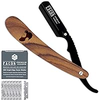 Kutting Edge - Professional Straight Edge Razor - Barber Razor with 10 ...