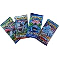 Amazon.com: Pokemon TCG: 4 Booster Packs – 40 Cards Total| Value Pack ...