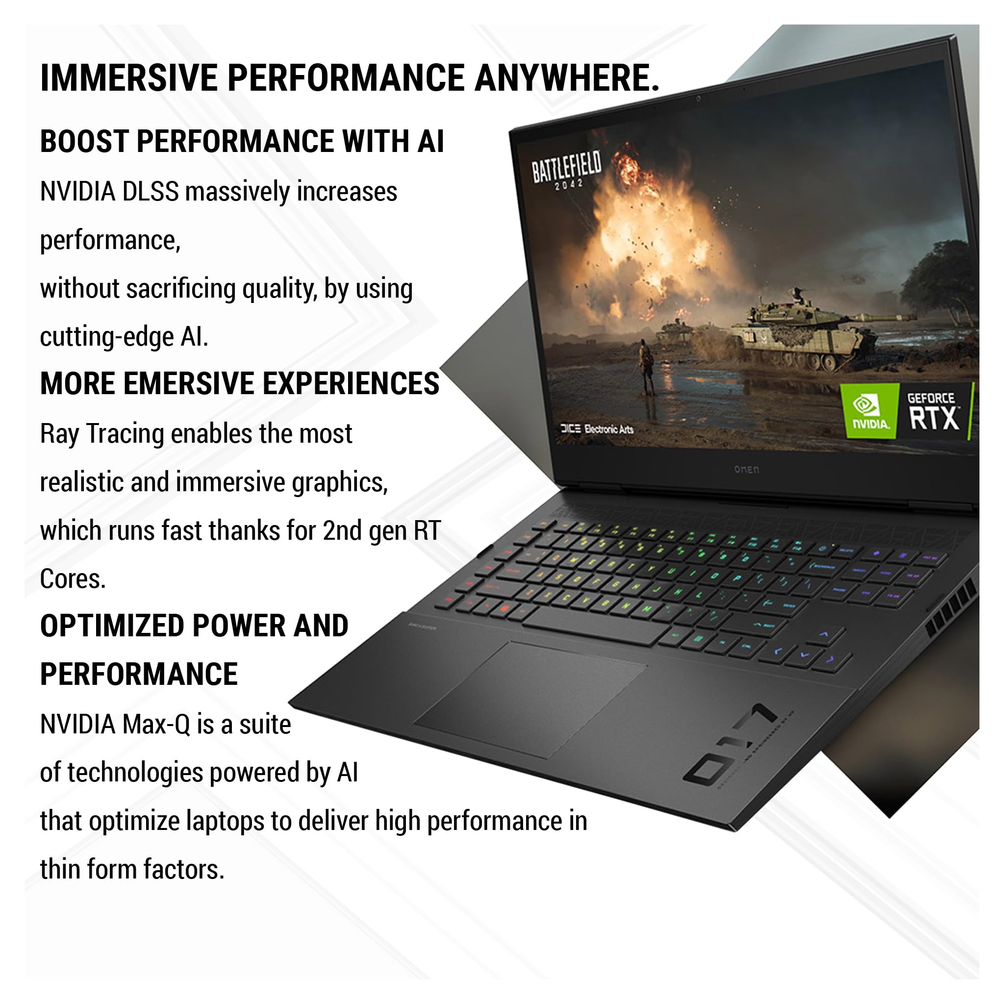 Mua OMEN Gaming Laptop, 17.3"" QHD Display, 13th Gen Intel Core i9 ...